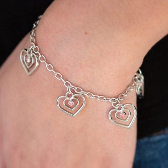 paparazzi | Jewelry | Unbreakable Hearts Paparazzi Bracelet | Poshmark